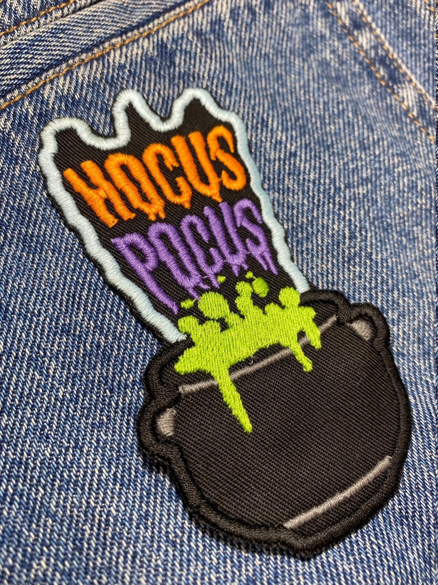 Cauldron Embroidered Patch. Horror Movie Inspired Patches. | Etsy