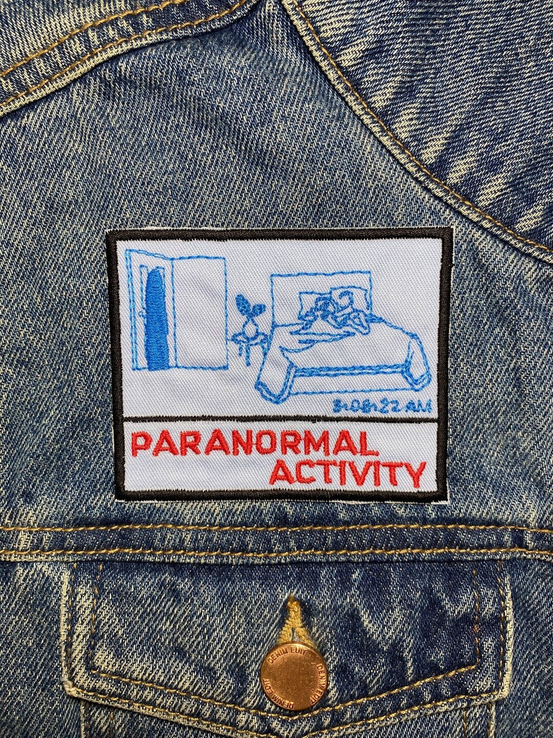 Paranormal Embroidered Patch. Horror Movie Inspired Patches. Iron on ...