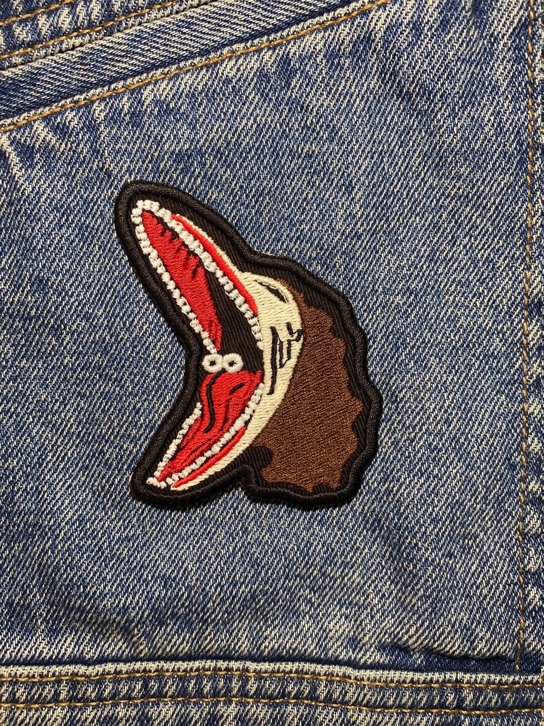 Barbara Scare Face Patch. Horror Movie Inspired Patches. Iron on ...