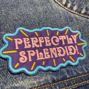 Perfectly Splendid Embroidered Patch. Horror Movie/tv Inspired Patches ...