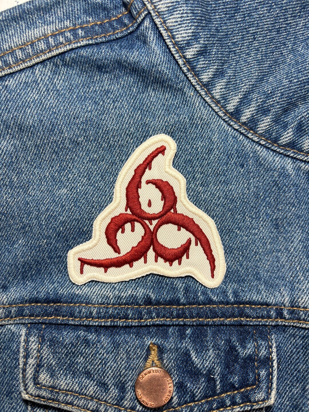 666 (scar) Embroidered Patch. Horror Movie Inspired Patches. Iron on ...