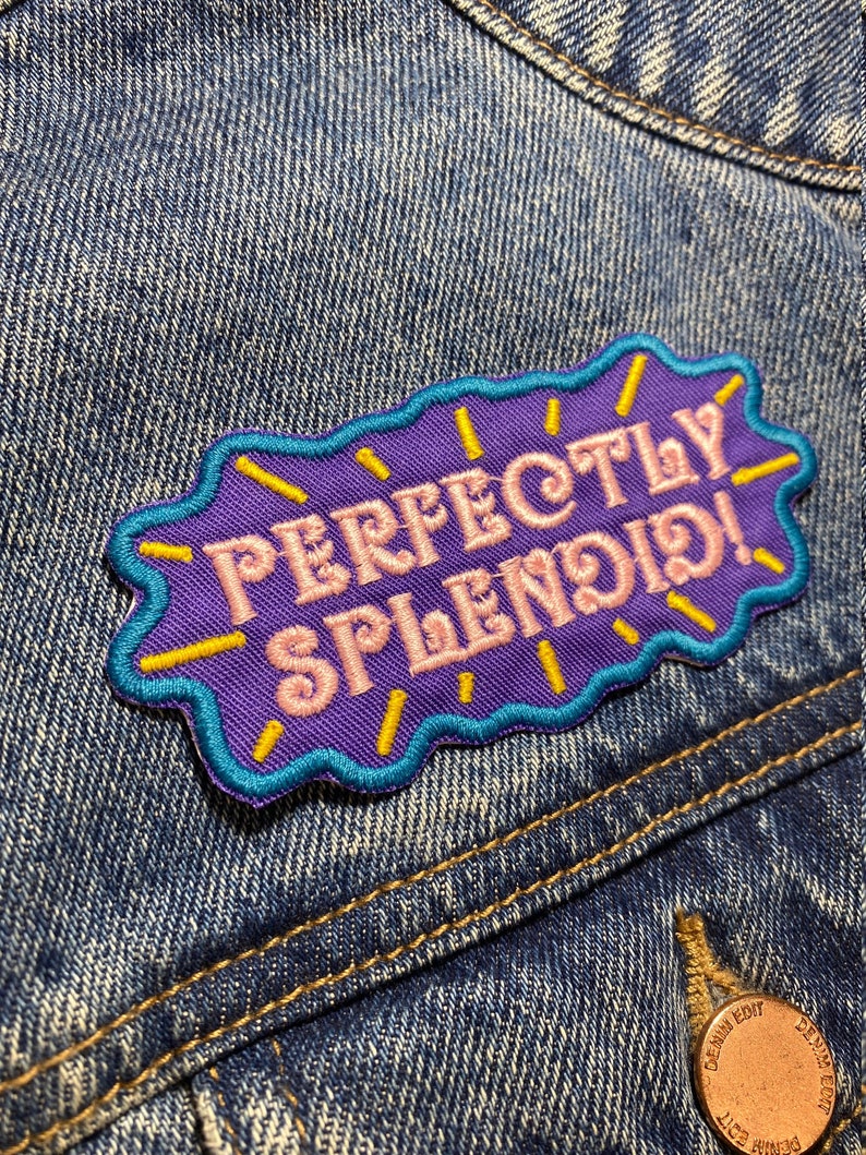 Perfectly Splendid Embroidered Patch. Horror Movie/tv Inspired - Etsy