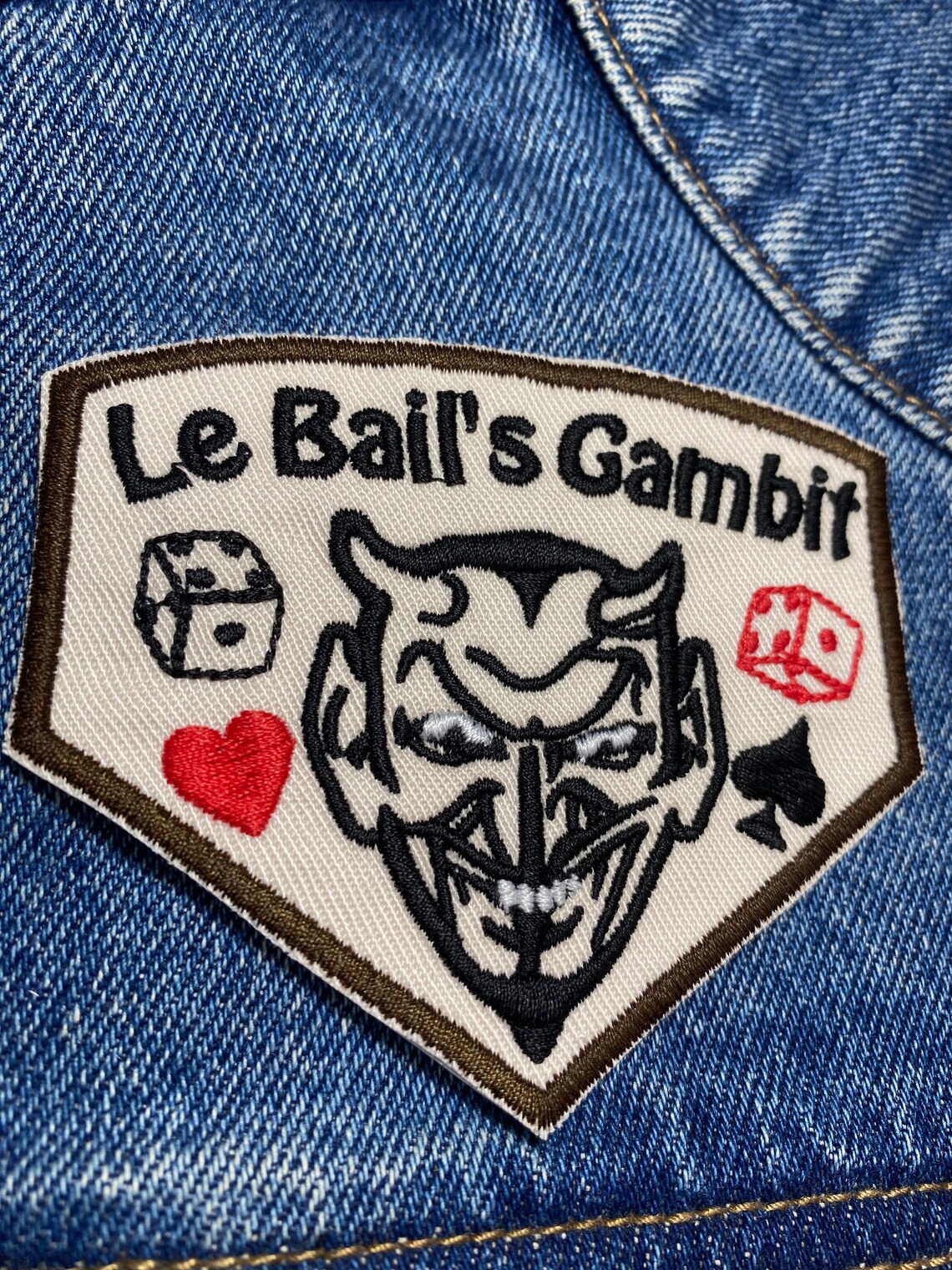 Le Bail's Gambit Embroidered Patch. Horror Movie Inspired Patches. Iron ...