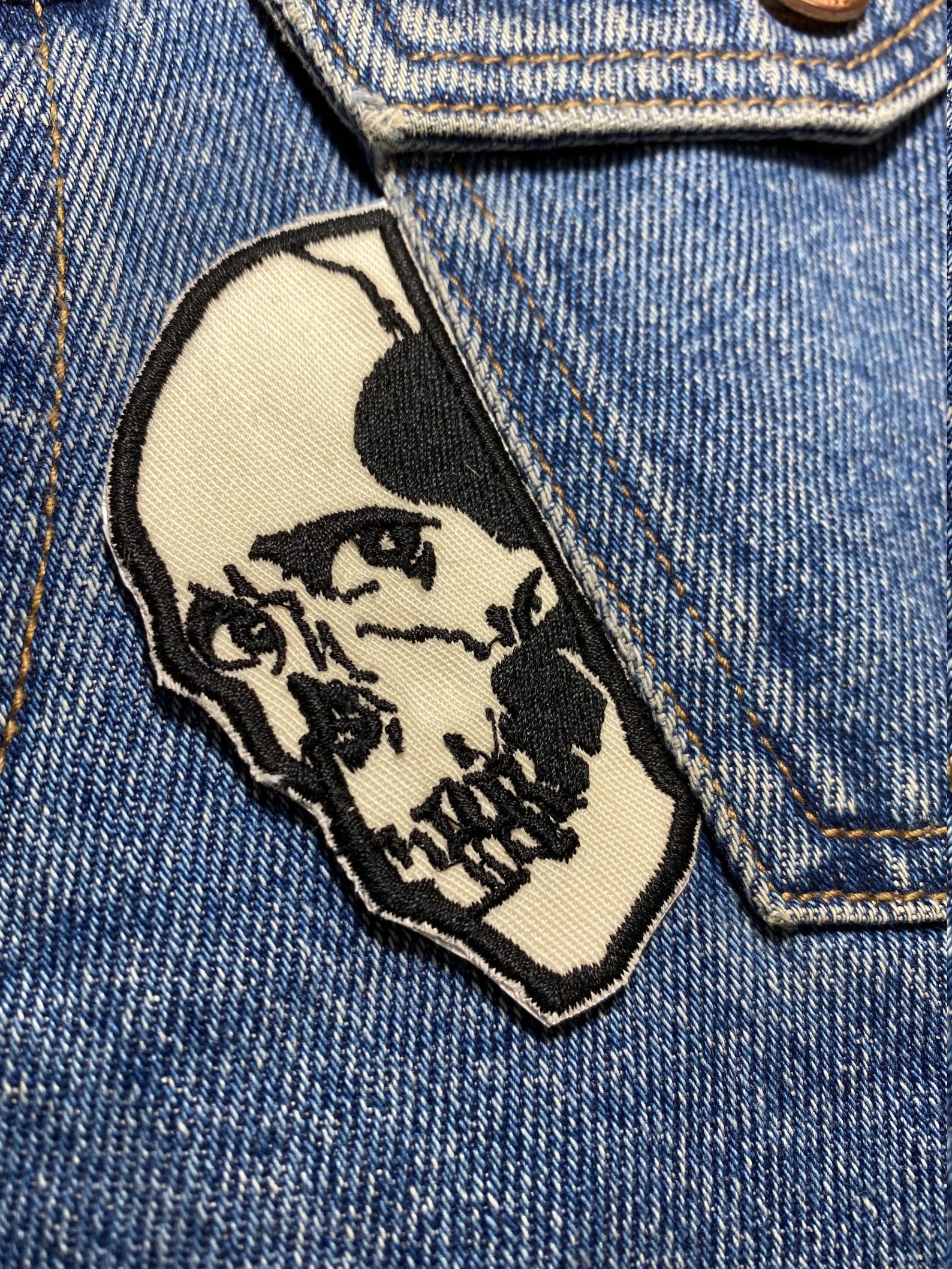 Poster Skull Embroidered Patch. Horror Movie Inspired Patches. | Etsy