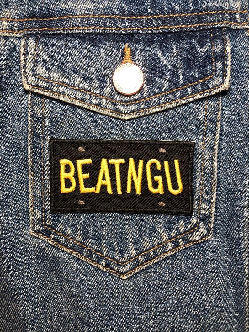 BEATNGU License Plate Embroidered Patch. Horror Movie Inspired | Etsy