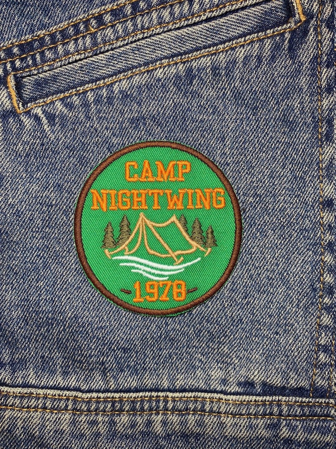 Camp Nightwing Embroidered Patch. Horror Movie Inspired Patches. Iron ...