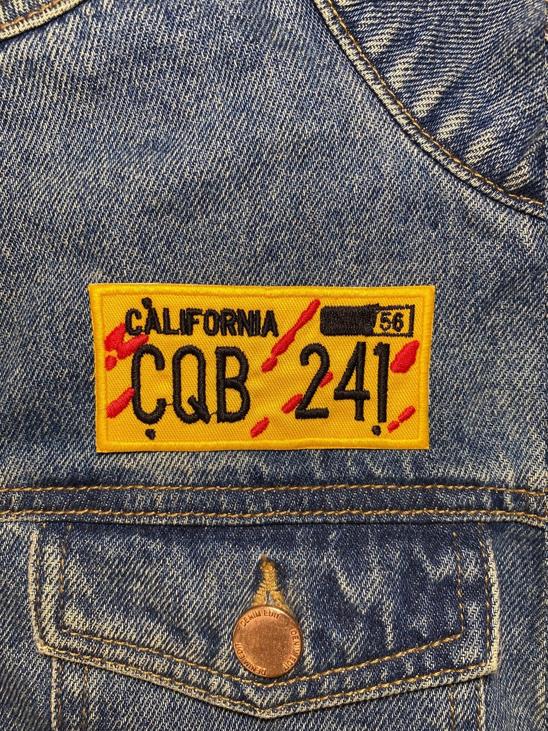 Christine License Plate Embroidered Patch. Horror Movie - Etsy