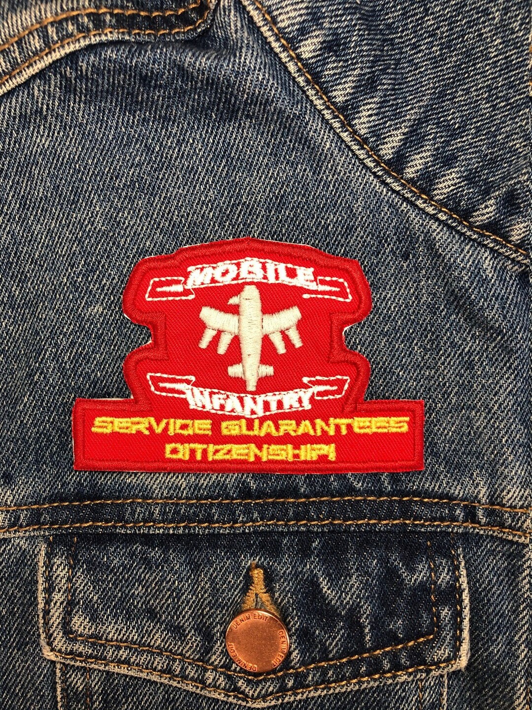 Mobile Infantry Embroidered Patch. Horror Movie Inspired Patches. Iron ...