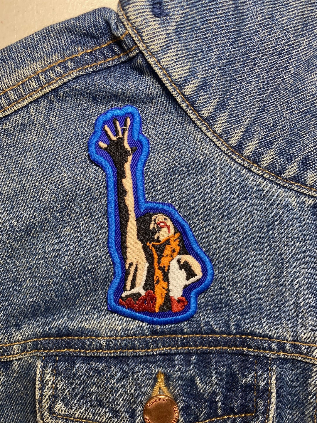 Evil Girl Embroidered Patch. Horror Movie Inspired Patches. Iron on ...