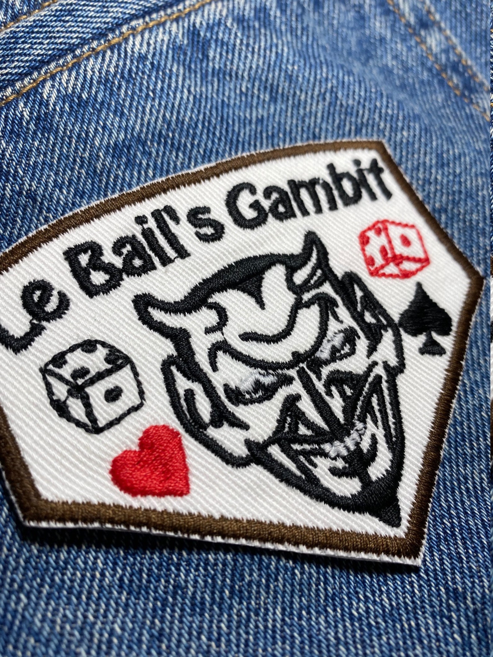 Le Bail's Gambit Embroidered Patch. Horror Movie Inspired | Etsy