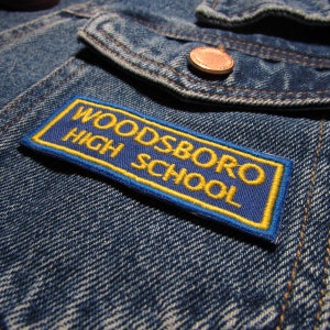 Woodsboro High School Sign Embroidered Patch. Horror Movie Inspired ...