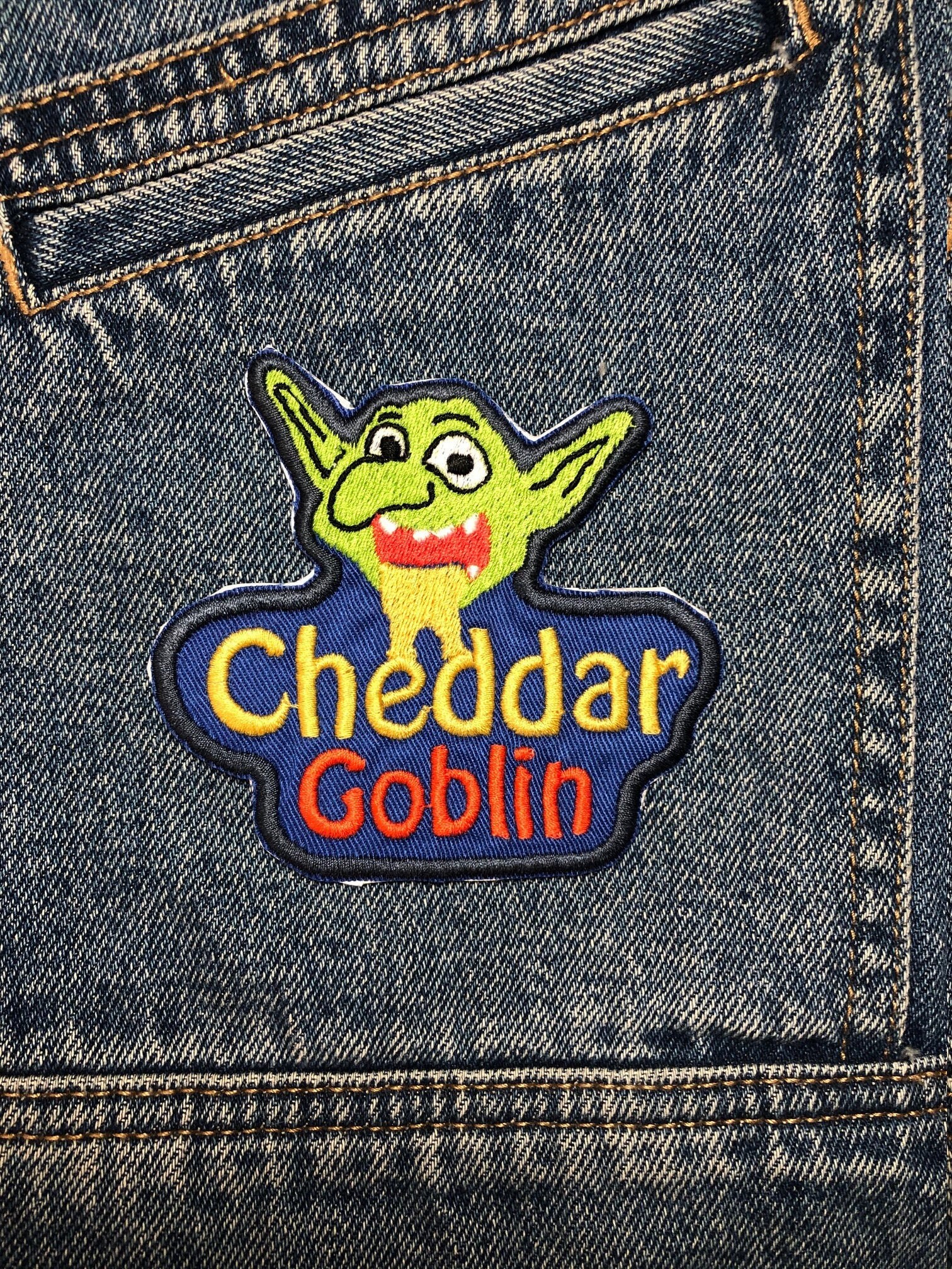 Cheddar Goblin Embroidered Patch. Horror Movie Inspired | Etsy