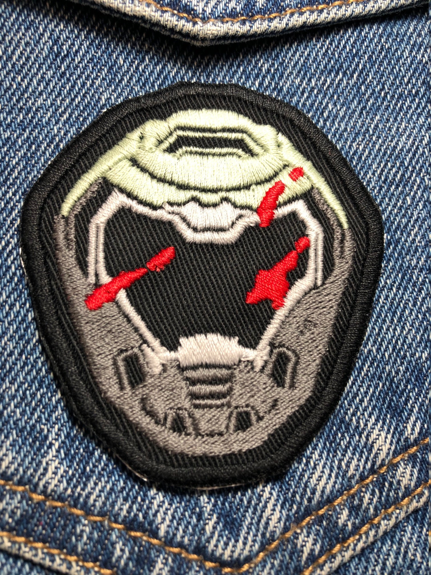 Doomguy Helmet Embroidered Patch. Horror Movie Inspired | Etsy