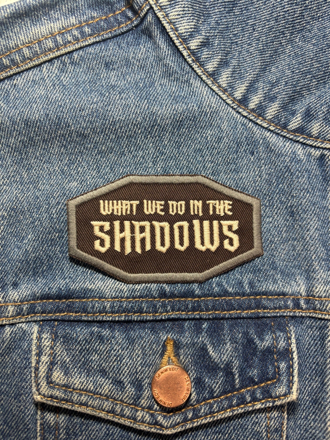 Shadows Intro Colours Embroidered Patch. Horror Movie/tv Inspired ...