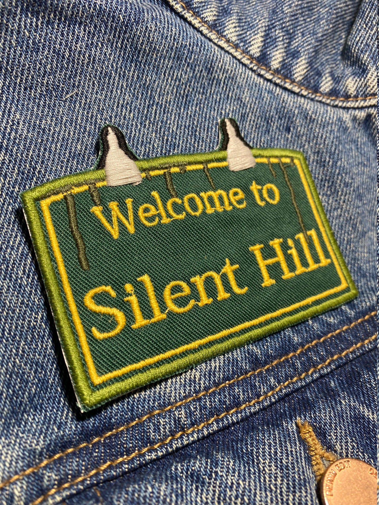 Silent Hill Sign Embroidered Patch. Horror Movie Inspired - Etsy