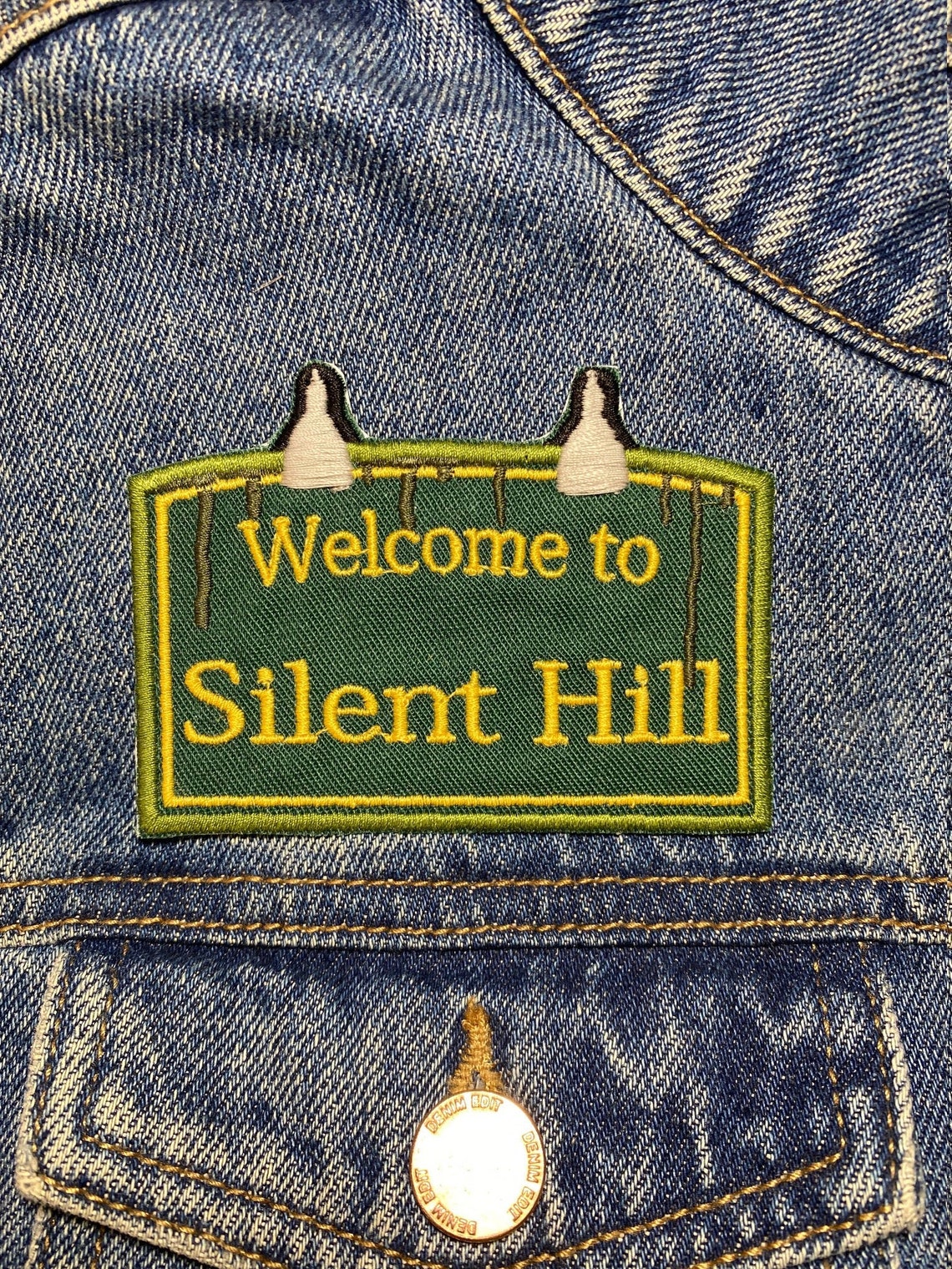 Silent Hill Sign Embroidered Patch. Horror Movie Inspired - Etsy