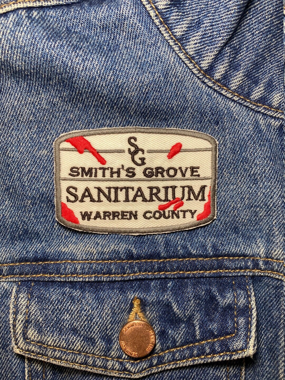 Smith's Grove Employee Patch. Horror Movie Inspired Patches. Iron on ...