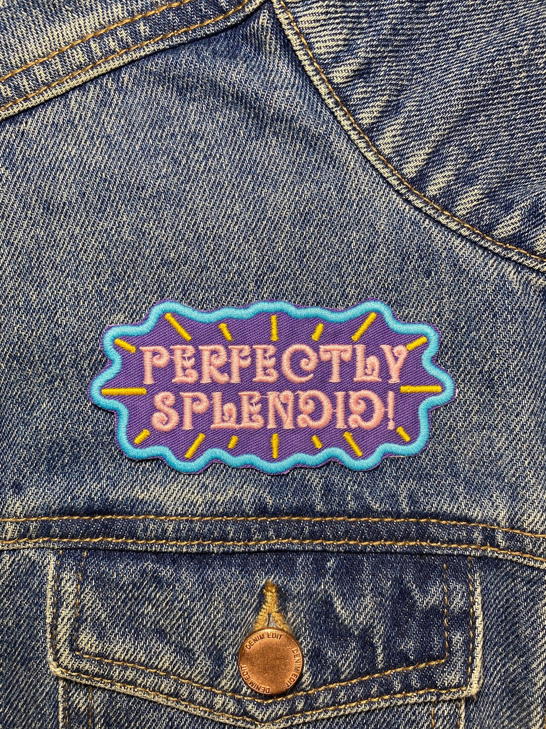 Perfectly Splendid Embroidered Patch. Horror Movie/tv Inspired Patches ...