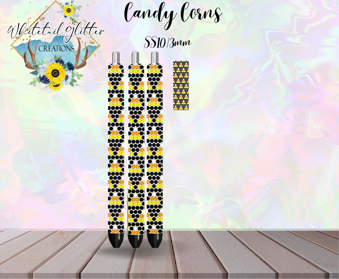 Candy Corn Pen Rhinestone Template SS10 or 3MM - Etsy