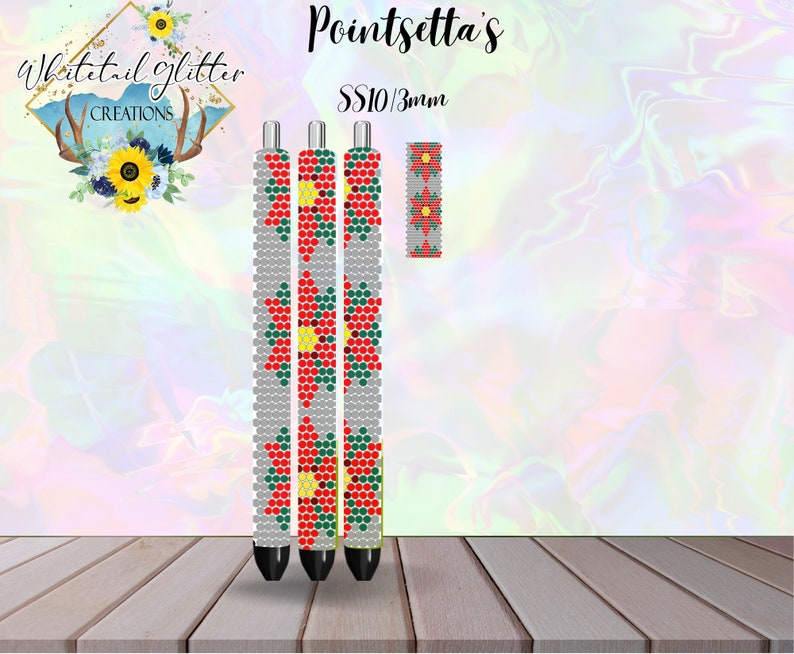 Pointsetta's Pen Rhinestone Template SS10 or 3MM - Etsy