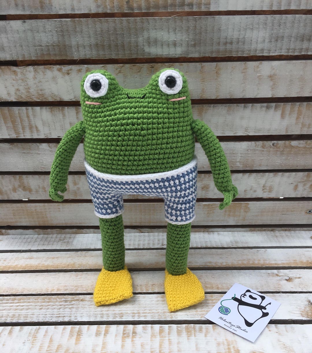 Knitted Frog/amigurumi Animals/amigurumi/amigurumi Frog/frog/crochet ...