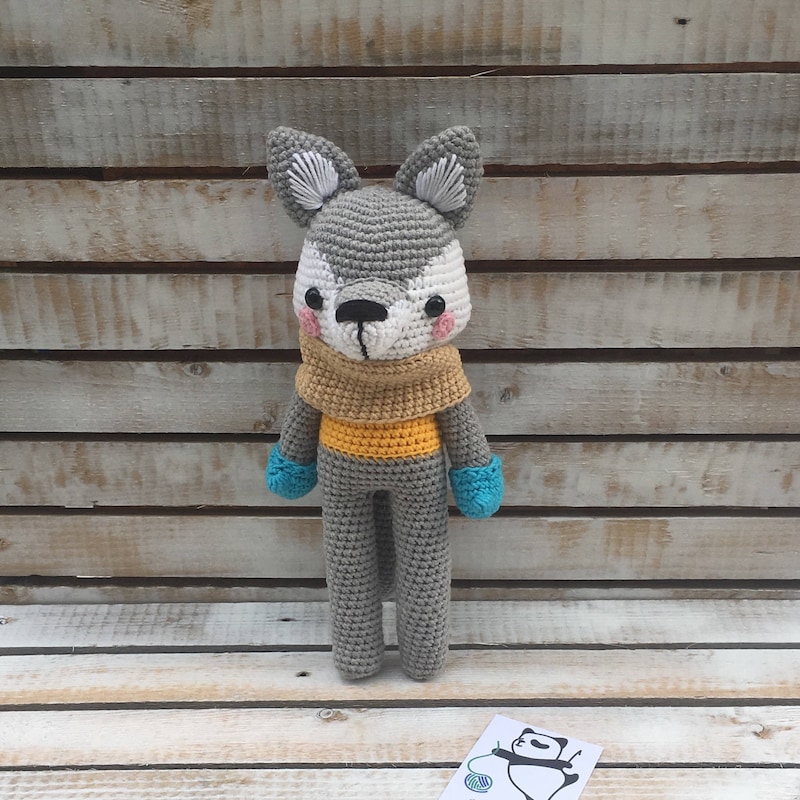 Knitted Wolf - Etsy