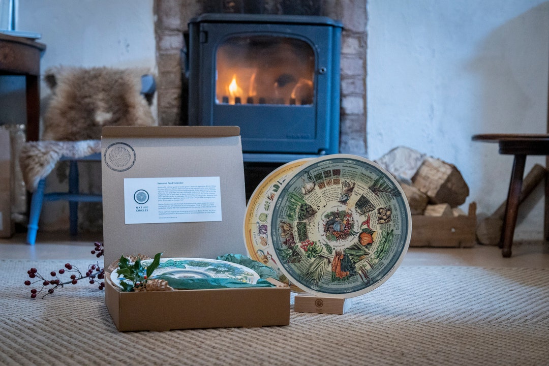 Seasonal Food Gift Box: ‘native Circles’ Three Food Related Circles and ...
