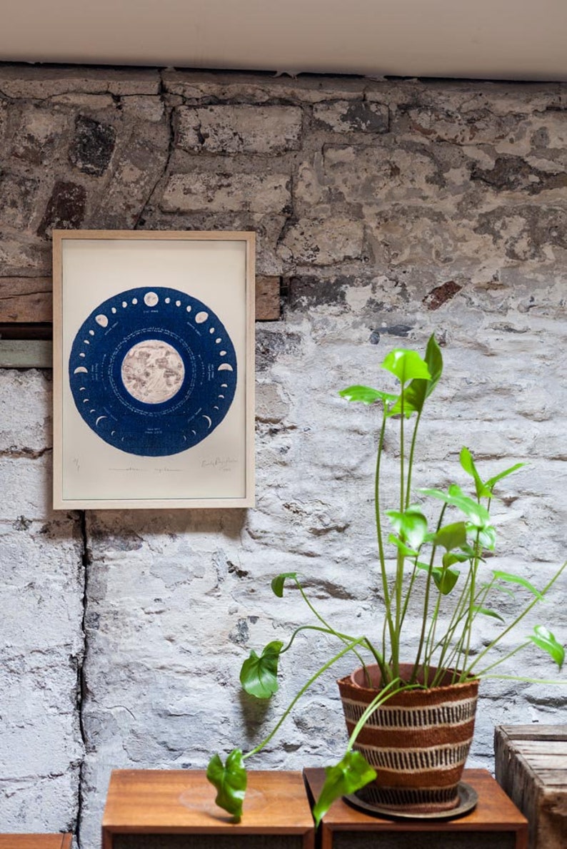 Moon Phases Lunar Calendar Limited Edition native - Etsy