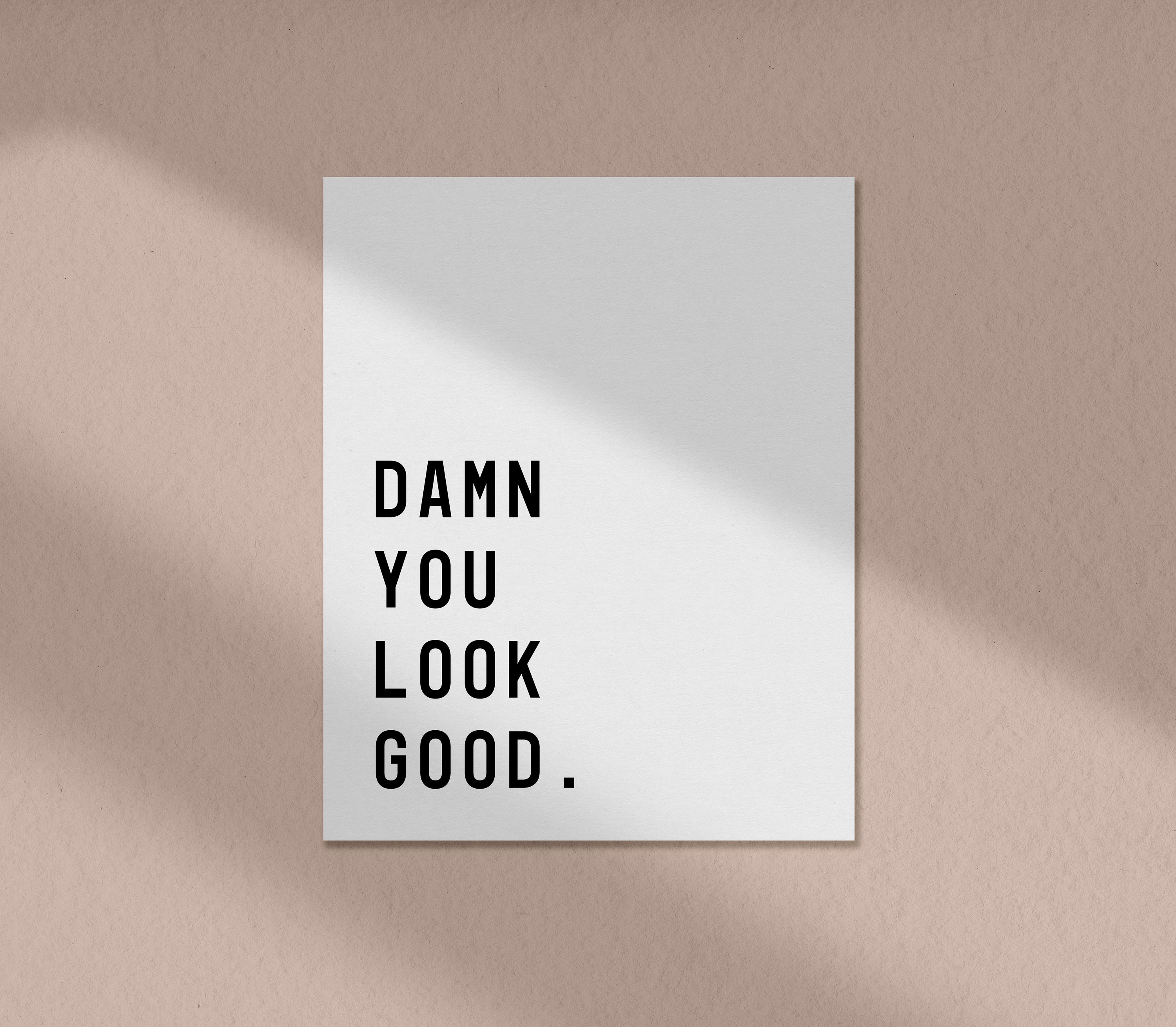 Damn You Look Good Wall Collage Word Framed Art - Etsy