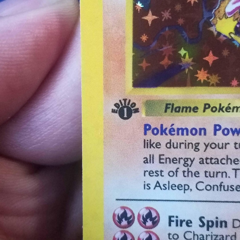 Star Holo) (regular Stamp) 1st Edition Charizard Pokemon Card Base Set ...