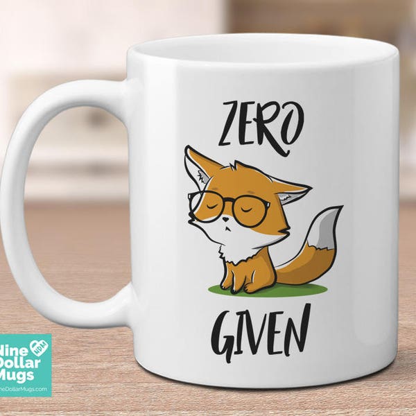 Zero Fox Given Mug - Etsy