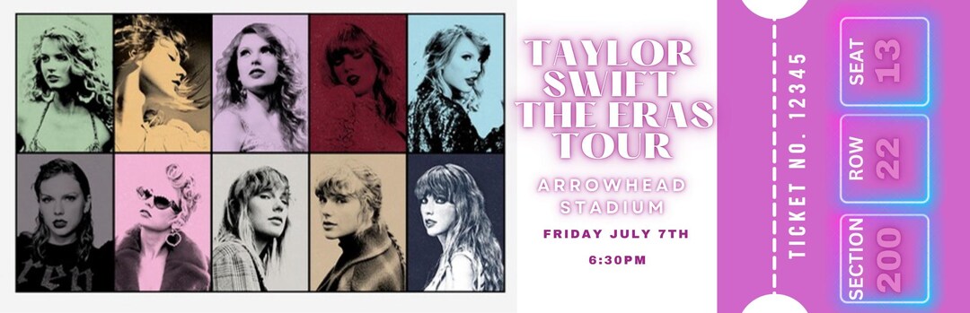 Laminated Concert/event Memory Ticket - Etsy
