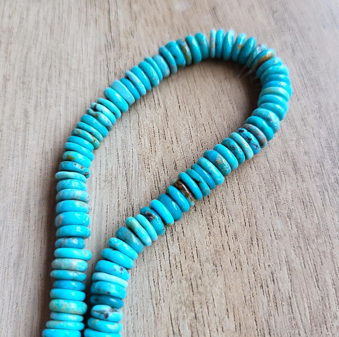 Turquoise Disc Beads, Disc Beads, Turquoise Beads, Beads, Beading ...