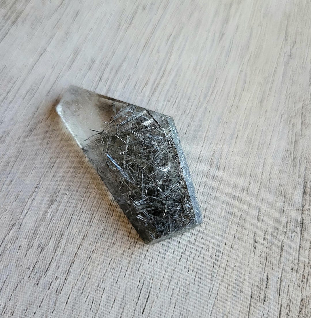 Silver Rutile Quartz, Included Quartz, Quartz Cabochon, Rutile Cabochon ...