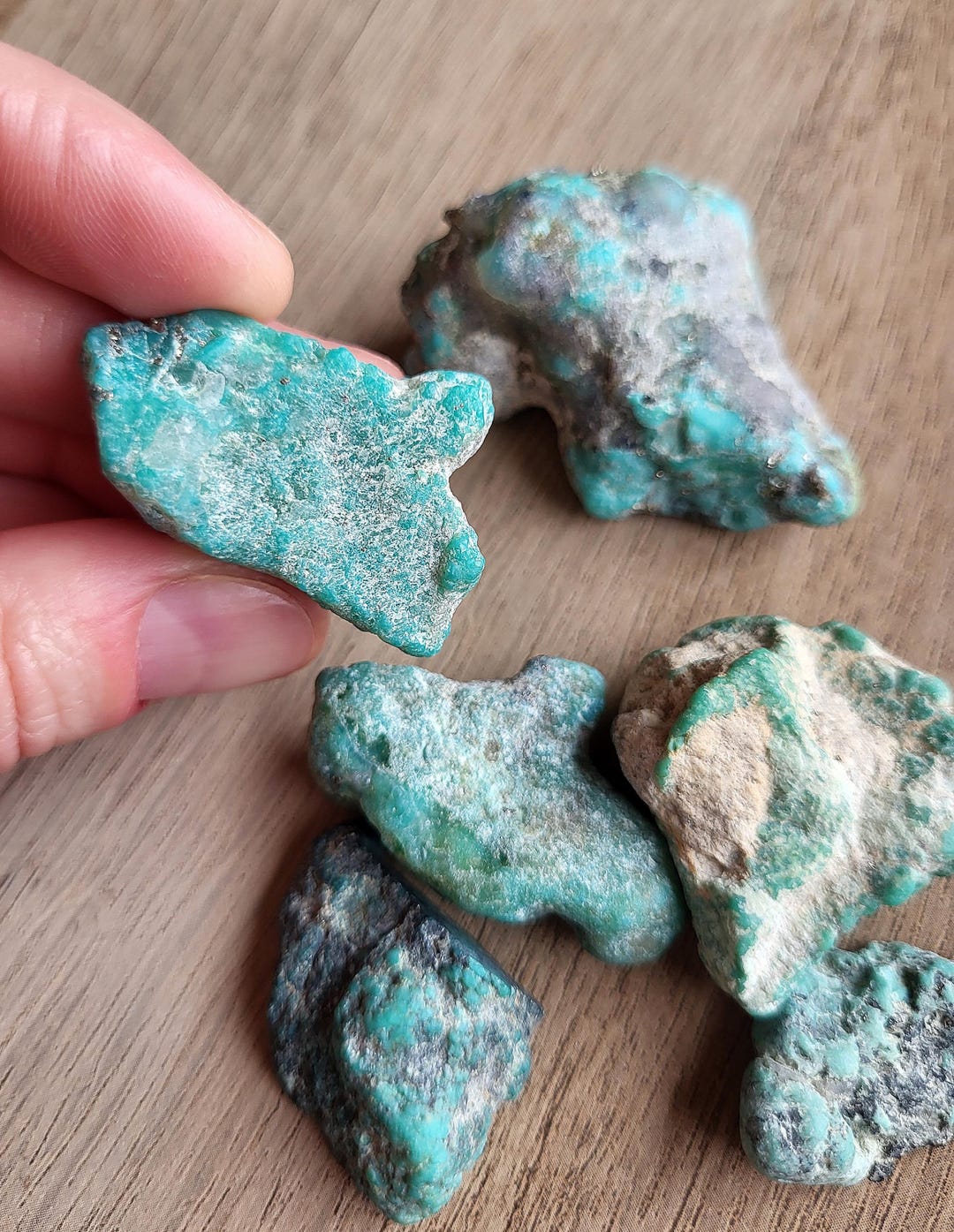Stabilized Turquoise Rough, Rough Turquoise With Pyrite, Lapidary Rough ...