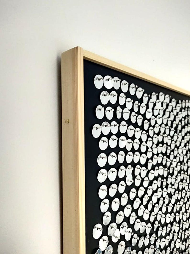 Shimmering Mosaic Wall Art: Recycled Aluminum Soda Can Decor - Etsy