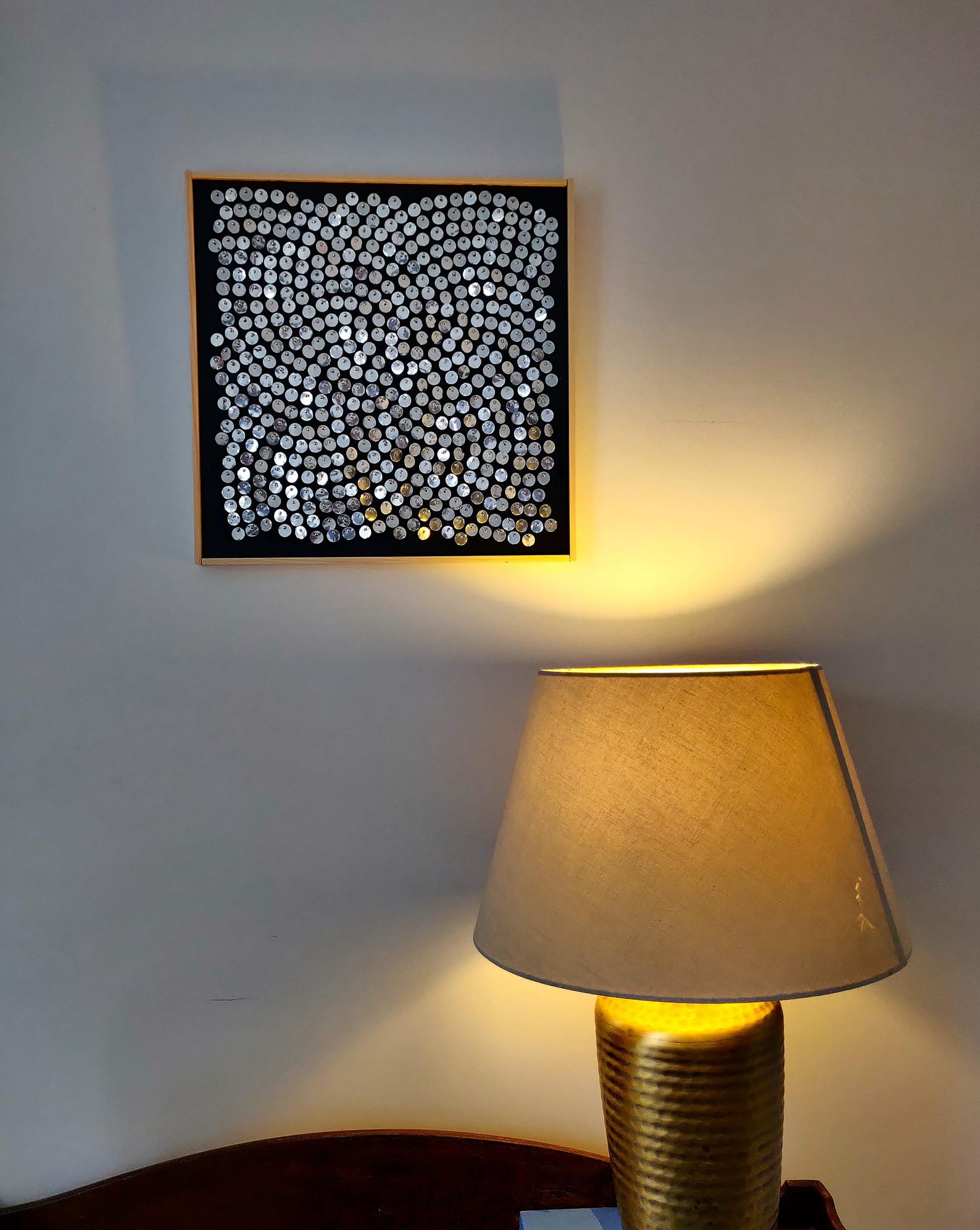 Shimmering Mosaic Wall Art: Recycled Aluminum Soda Can Decor - Etsy