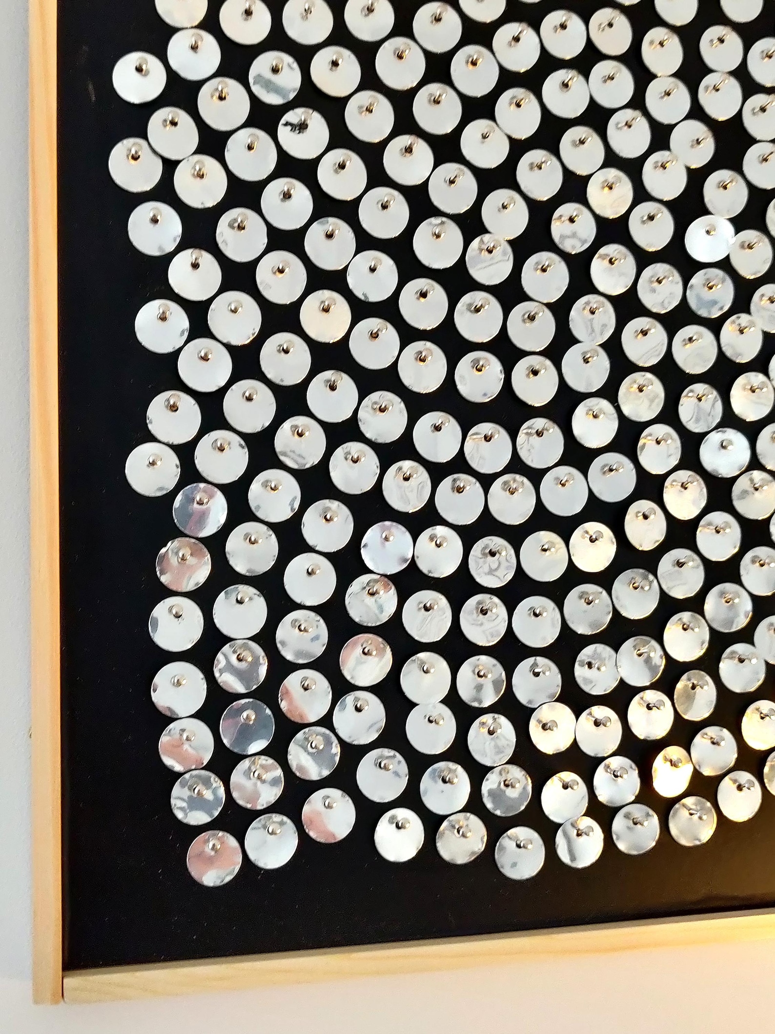 Shimmering Mosaic Wall Art: Recycled Aluminum Soda Can Decor - Etsy