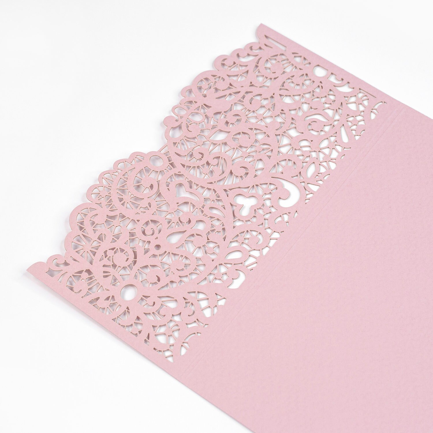 Laser Cut Invitation Covers With Envelope Pink Colour DIY - Etsy