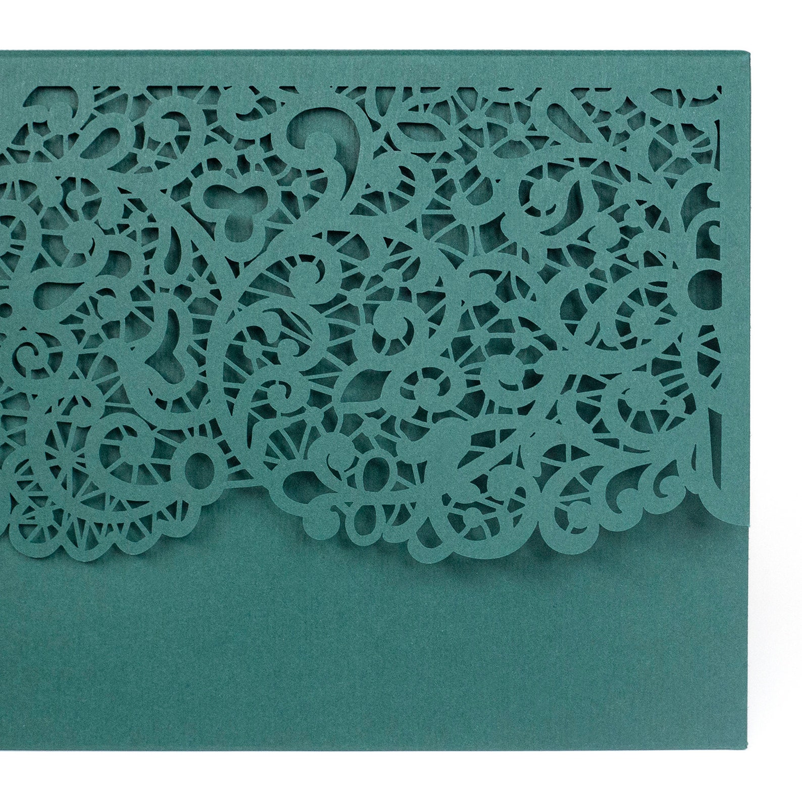 Laser Cut Invitation Covers Forest Green Colour DIY - Etsy