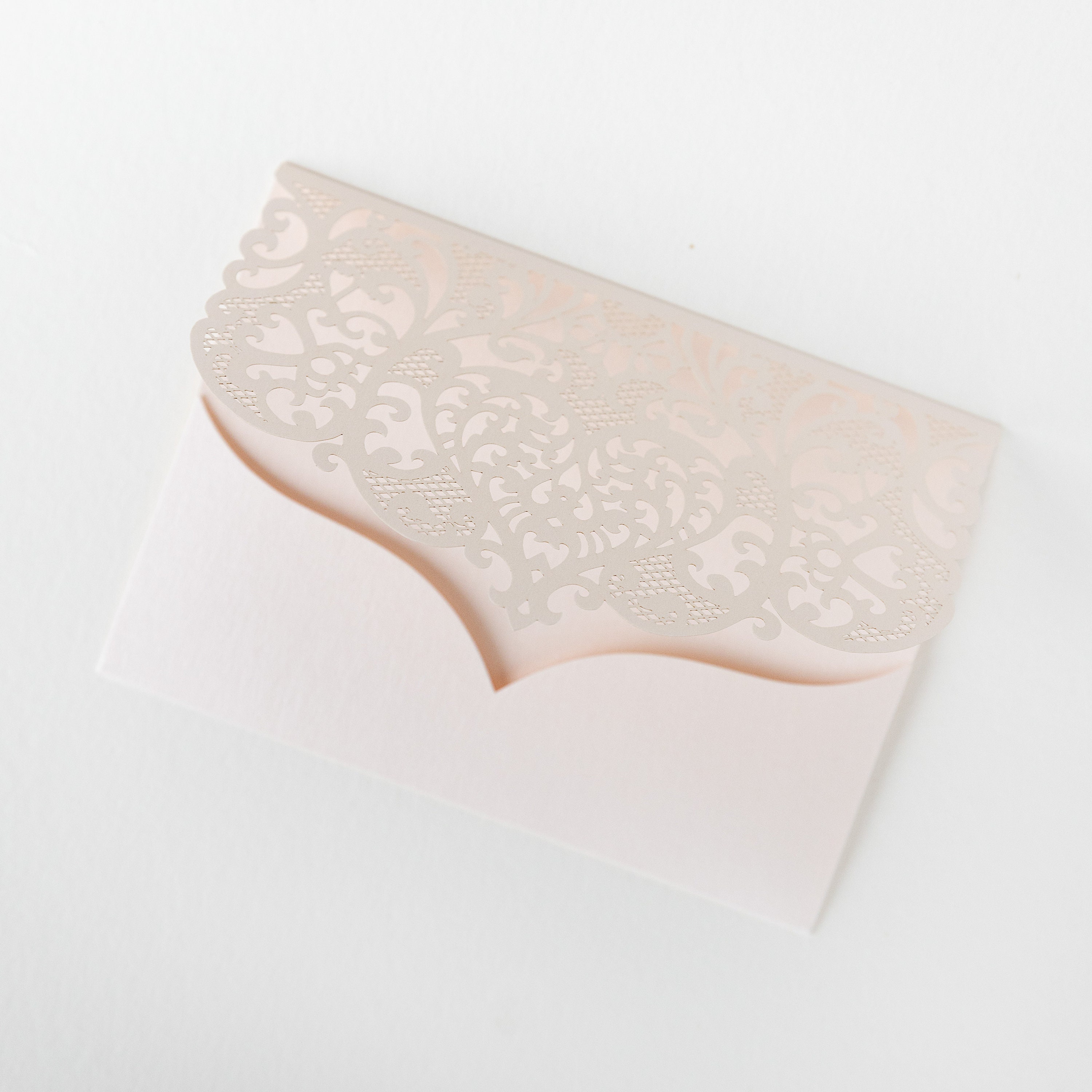Peach Laser Cut Lace Covers - DIY Invitations Wedding Stationery - Etsy