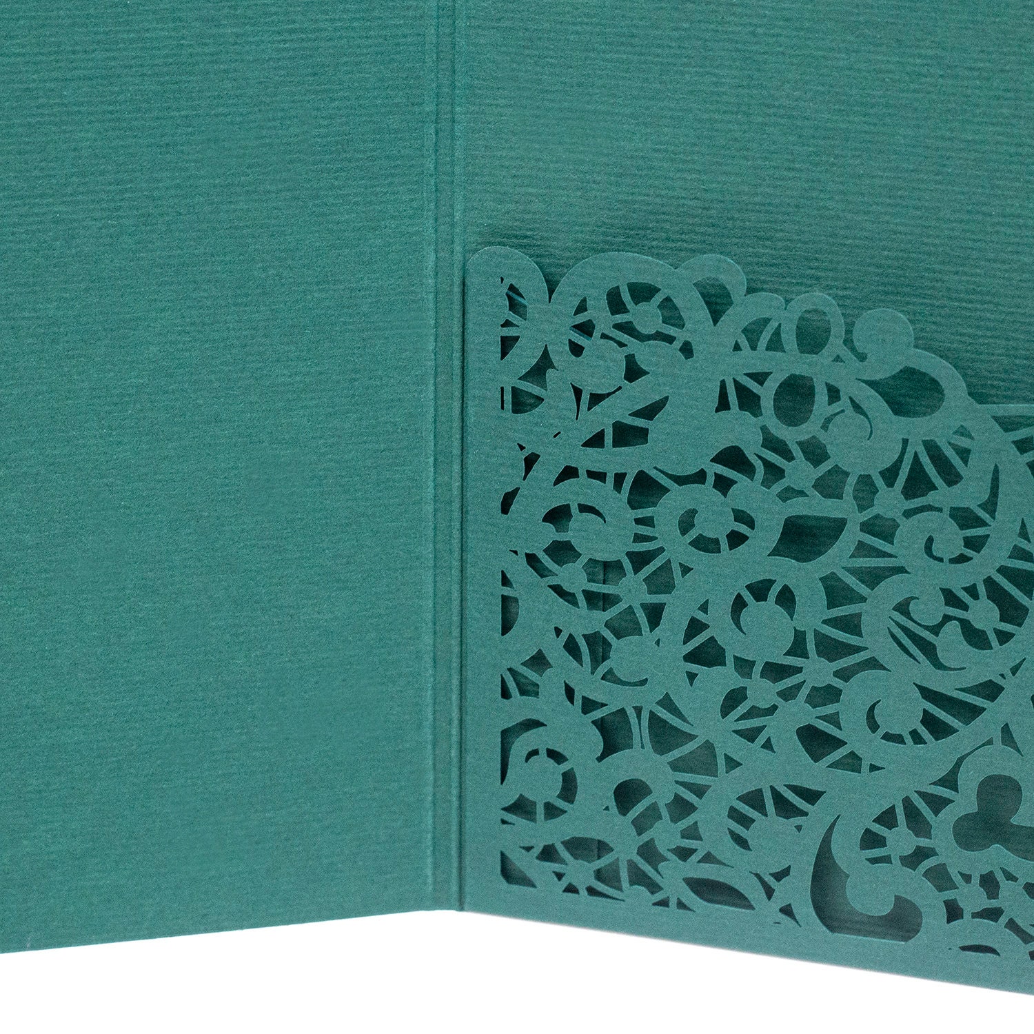 Laser Cut Invitation Covers Forest Green Colour DIY | Etsy