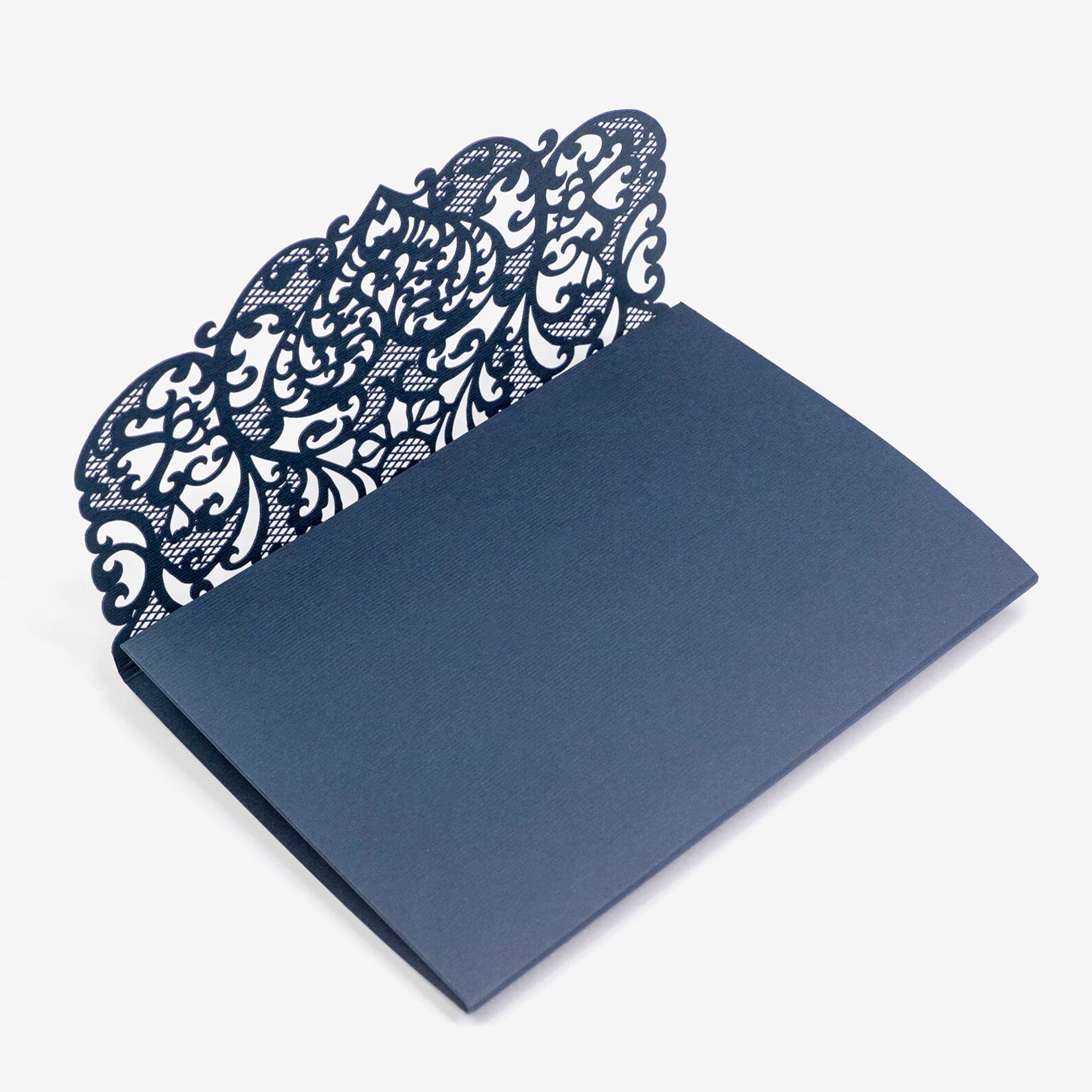 Navy Blue Laser Cut Lace Covers Wedding Birthday | Etsy