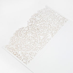 Laser Cut Invitation Covers Ivory Colour, DIY Invitations, Wedding ...
