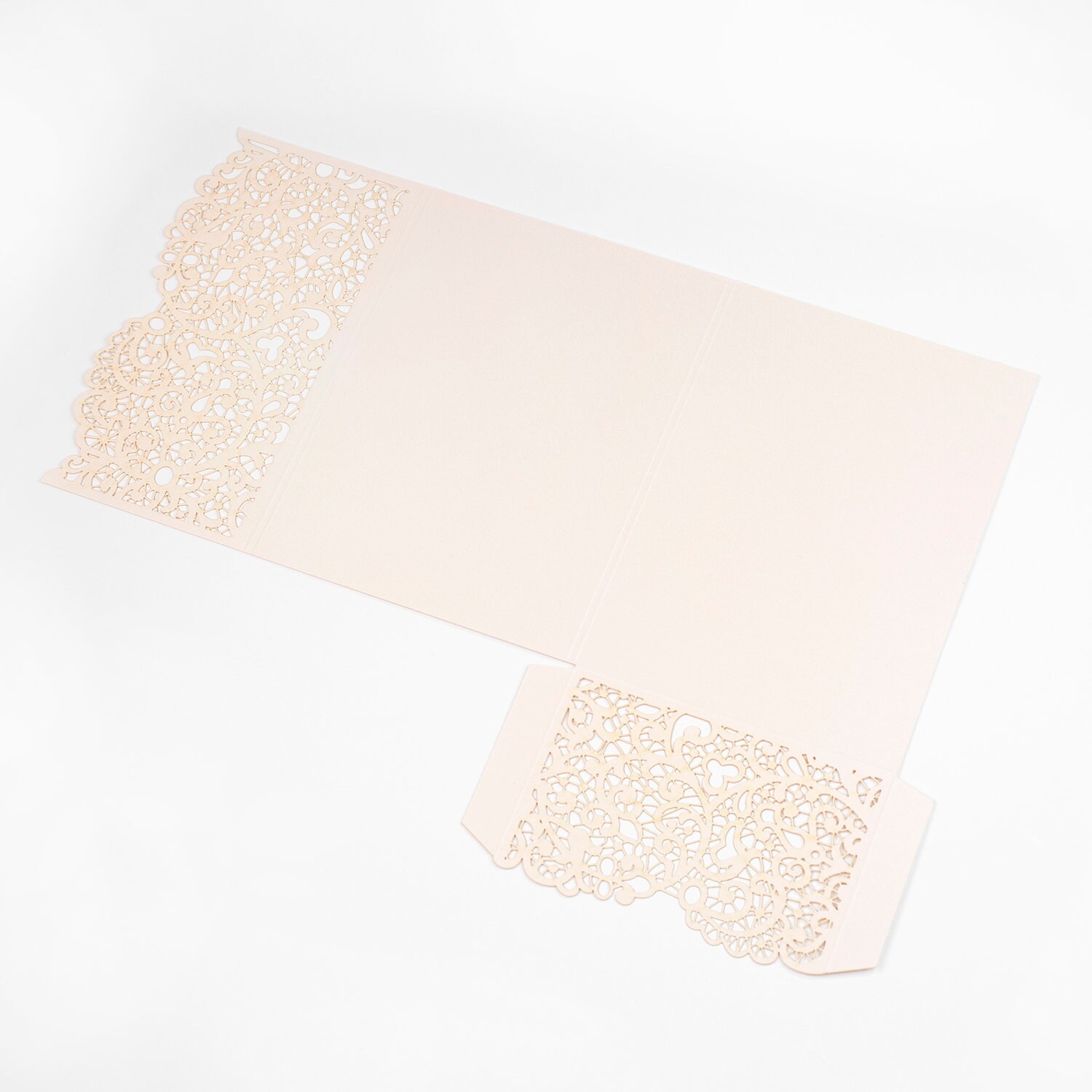 Laser Cut Invitation Covers Peach Colour DIY Invitations - Etsy