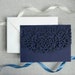 Navy Blue Laser Cut Lace Covers Wedding Birthday - Etsy