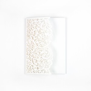 Laser Cut Invitation Covers Ivory Colour, DIY Invitations, Wedding ...