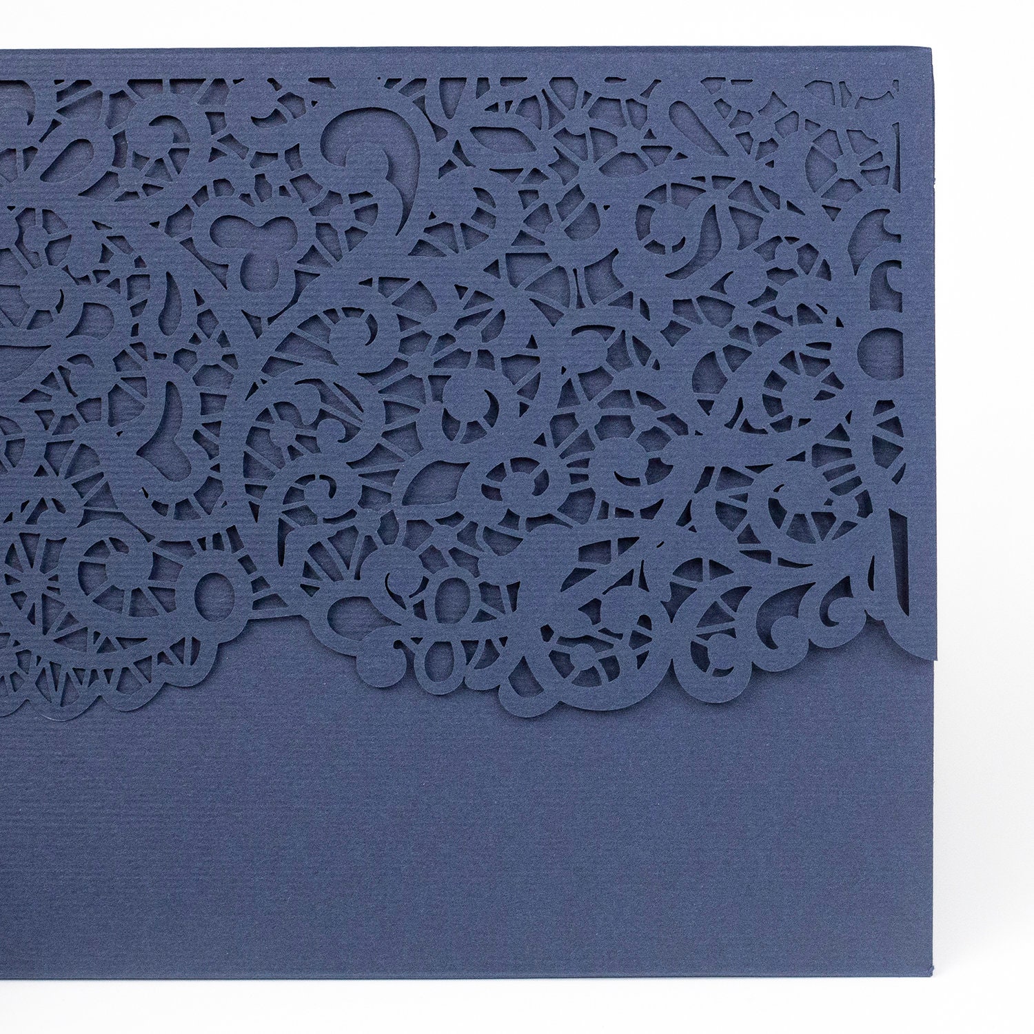 Navy Blue Covers Laser Cut Invitation Covers DIY Invitations - Etsy ...