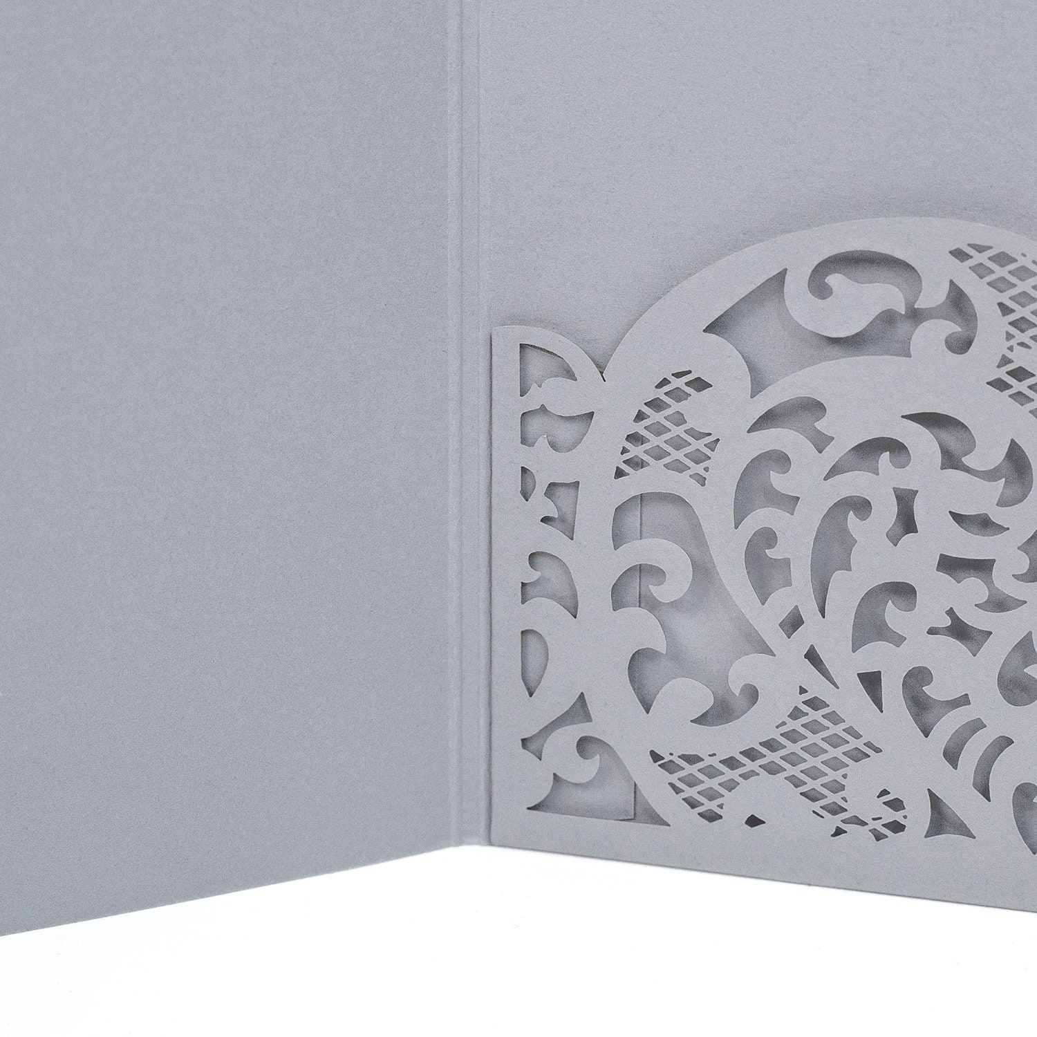 Grey Laser Cut Lace Covers Wedding Birthday Christening - Etsy