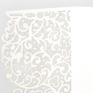 Laser Cut Invitation Covers Ivory Colour, DIY Invitations, Wedding ...